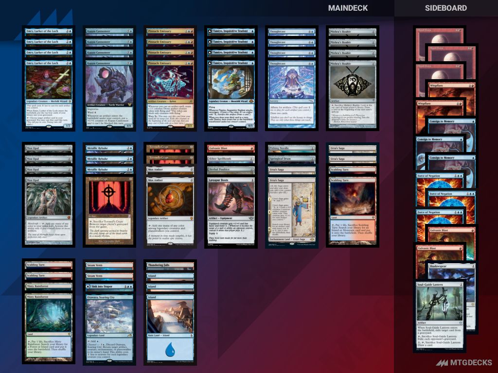 Modern Affinity deck by scorpion87 • MTG DECKS