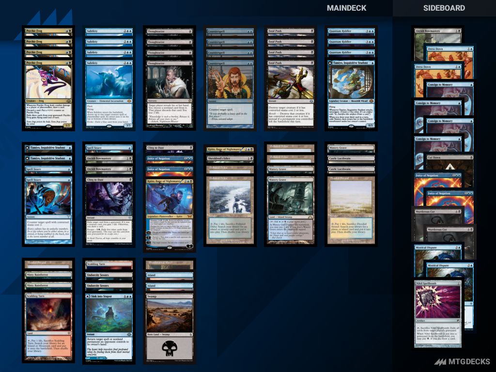 Modern Dimir Midrange deck by Yuta Takahashi • MTG DECKS