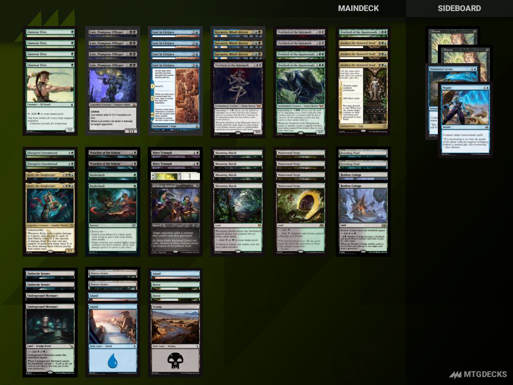 Arena Standard Lost Sultai deck by Fleshgrafter • MTG DECKS