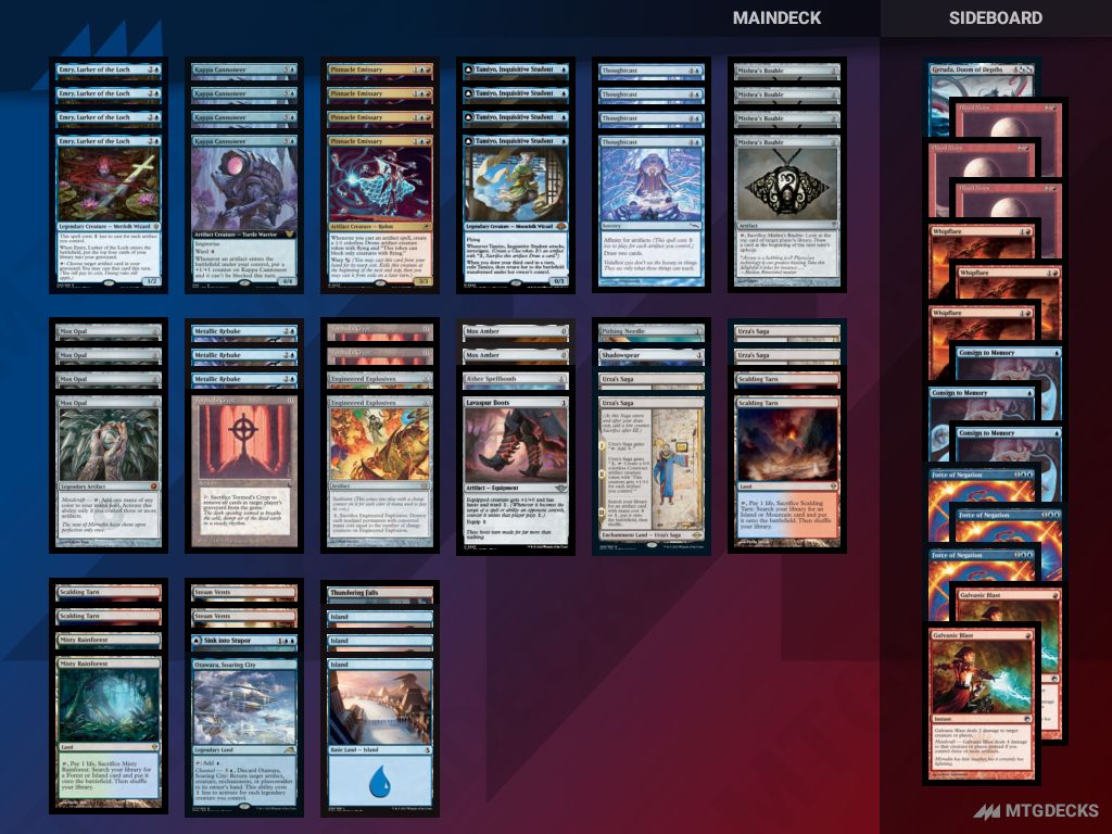 Modern Affinity deck by Arcbound_Papi • MTG DECKS