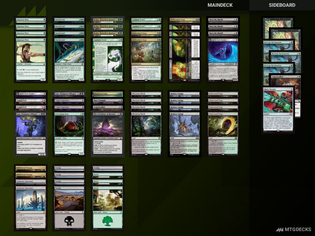 Arena Standard GB Counters deck by markMTG • MTG DECKS
