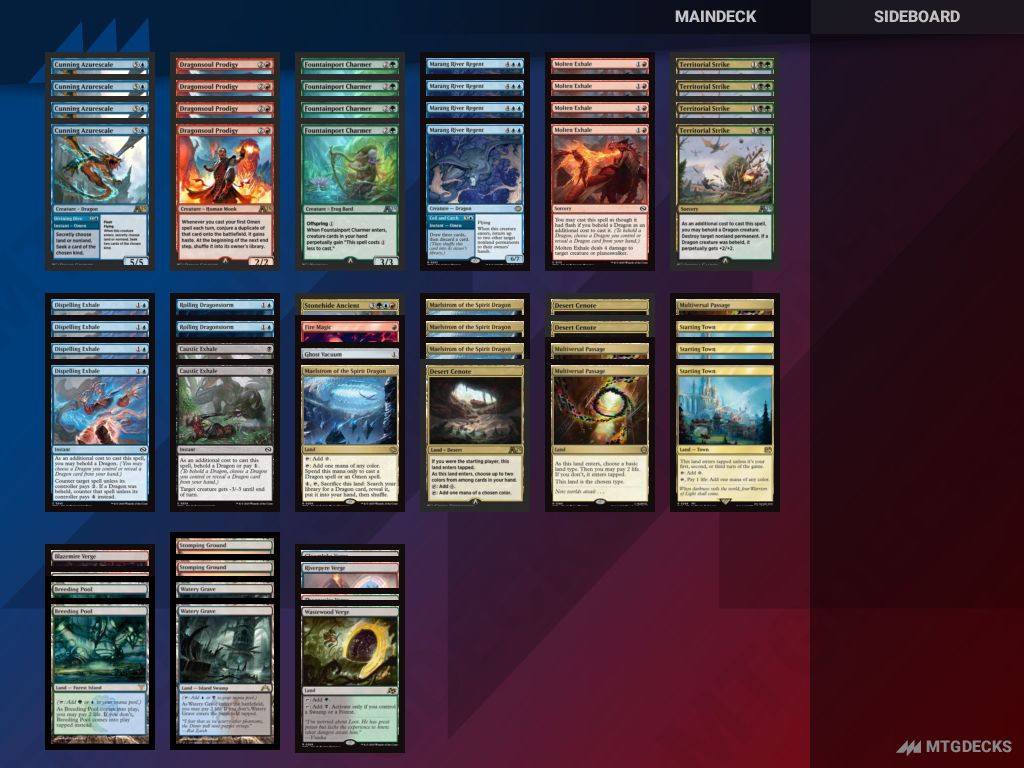 Arena Alchemy 5-Color Dragons (2) deck by mazereon • MTG DECKS