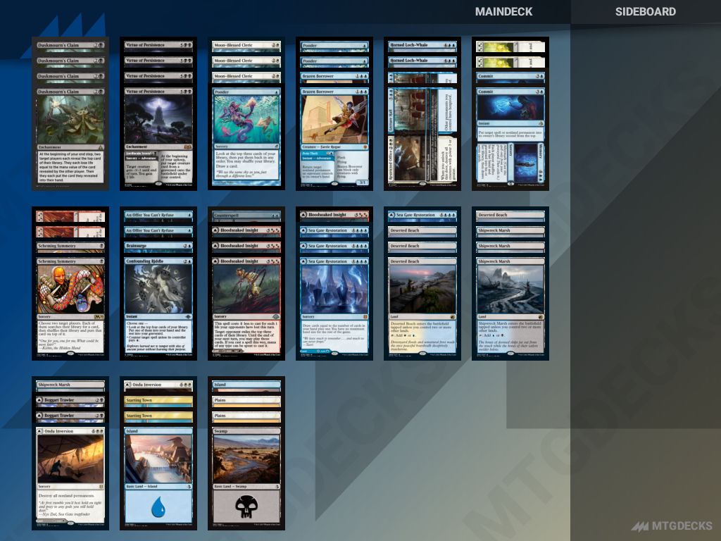 Arena Historic Claim Drain HIST deck by Fleshgrafter • MTG DECKS