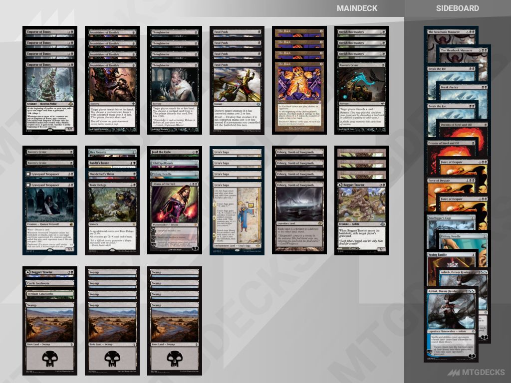 Modern Mono Black Rack deck by DB_BFG • MTG DECKS