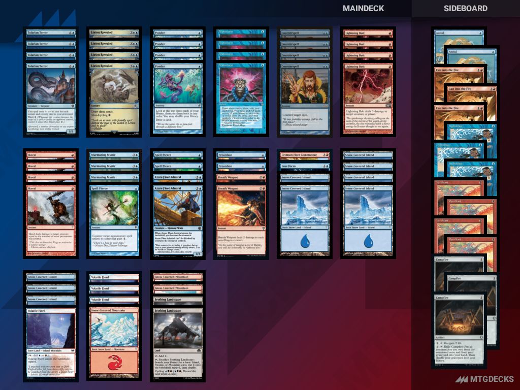 Pauper Izzet Blue Terror deck by VitorOliveiraTIM • MTG DECKS