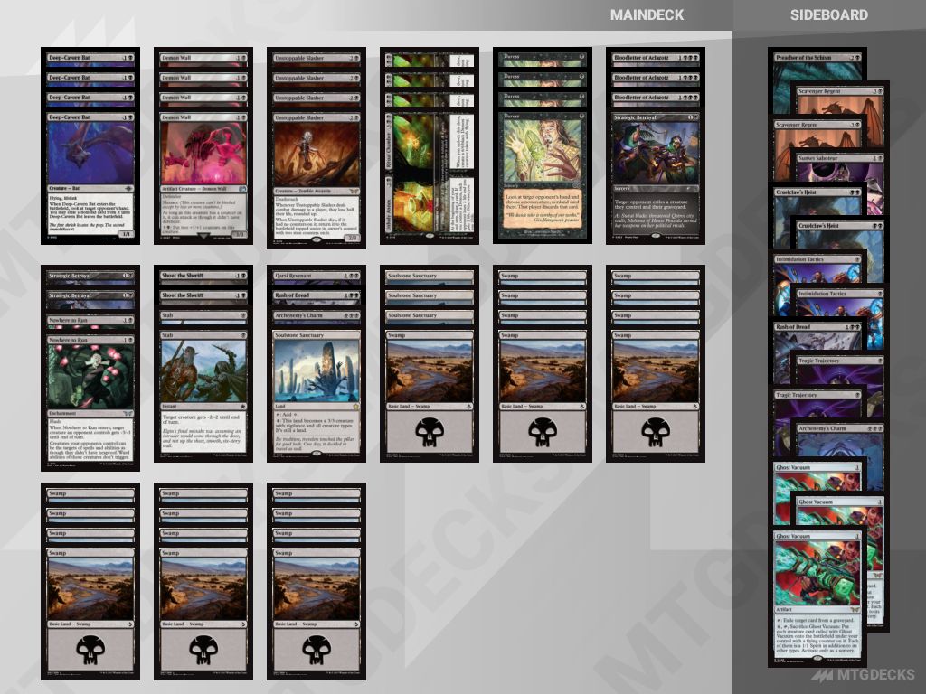 Standard Mono Black Midrange deck by Kono Kyoichiro • MTG DECKS
