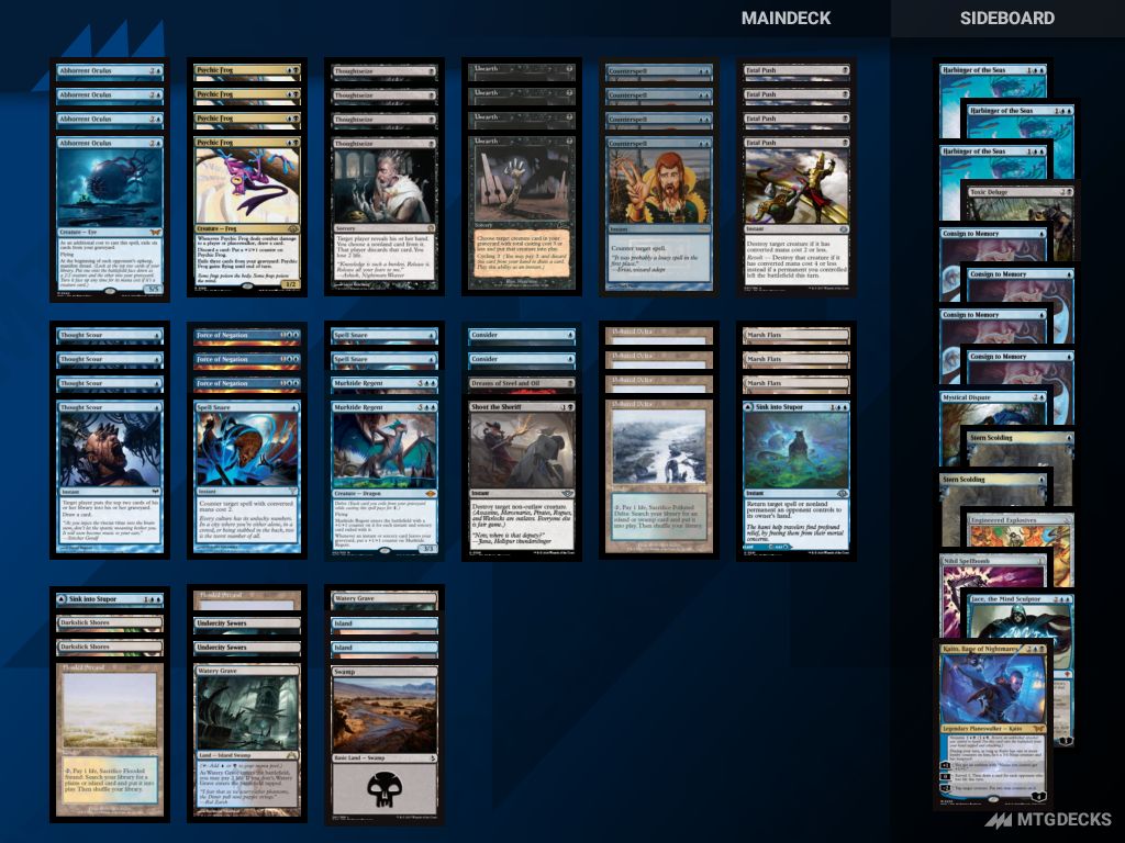 Modern Dimir deck by Alex Hatch • MTG DECKS