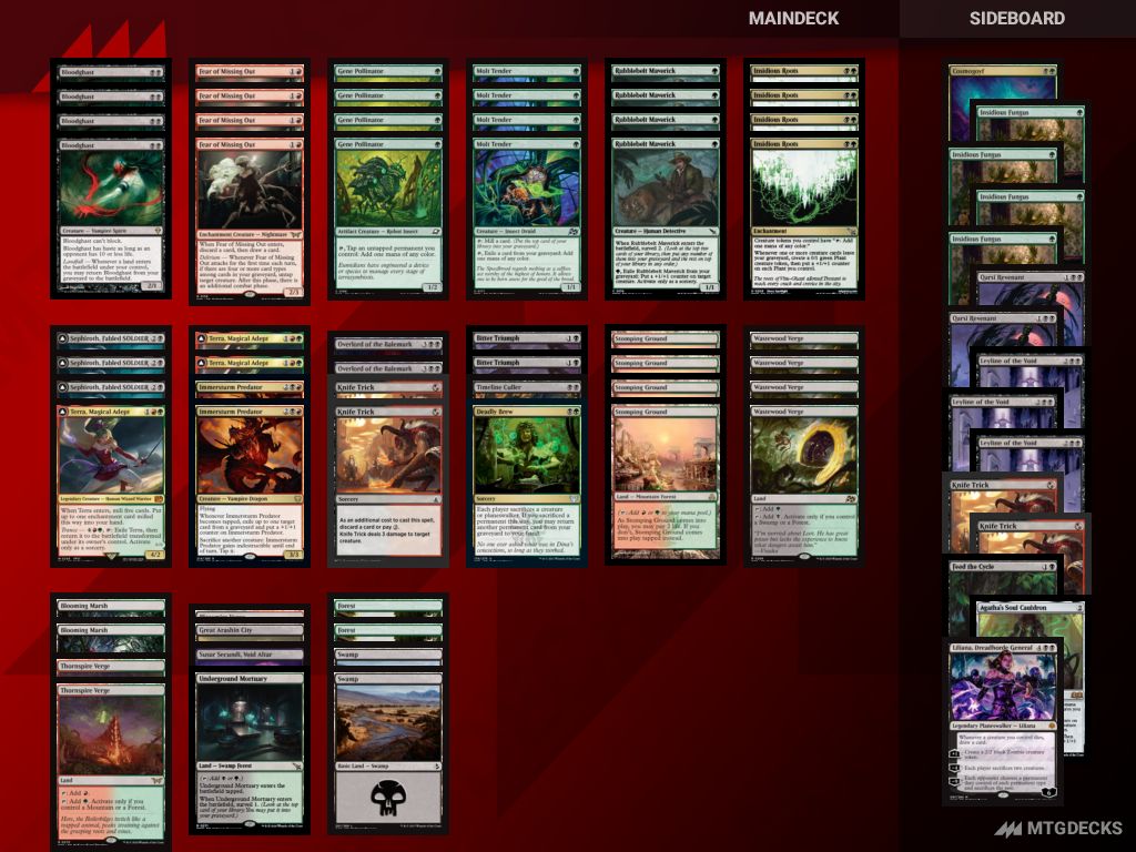 Arena Standard Roots/Sac deck by Lenzeor • MTG DECKS