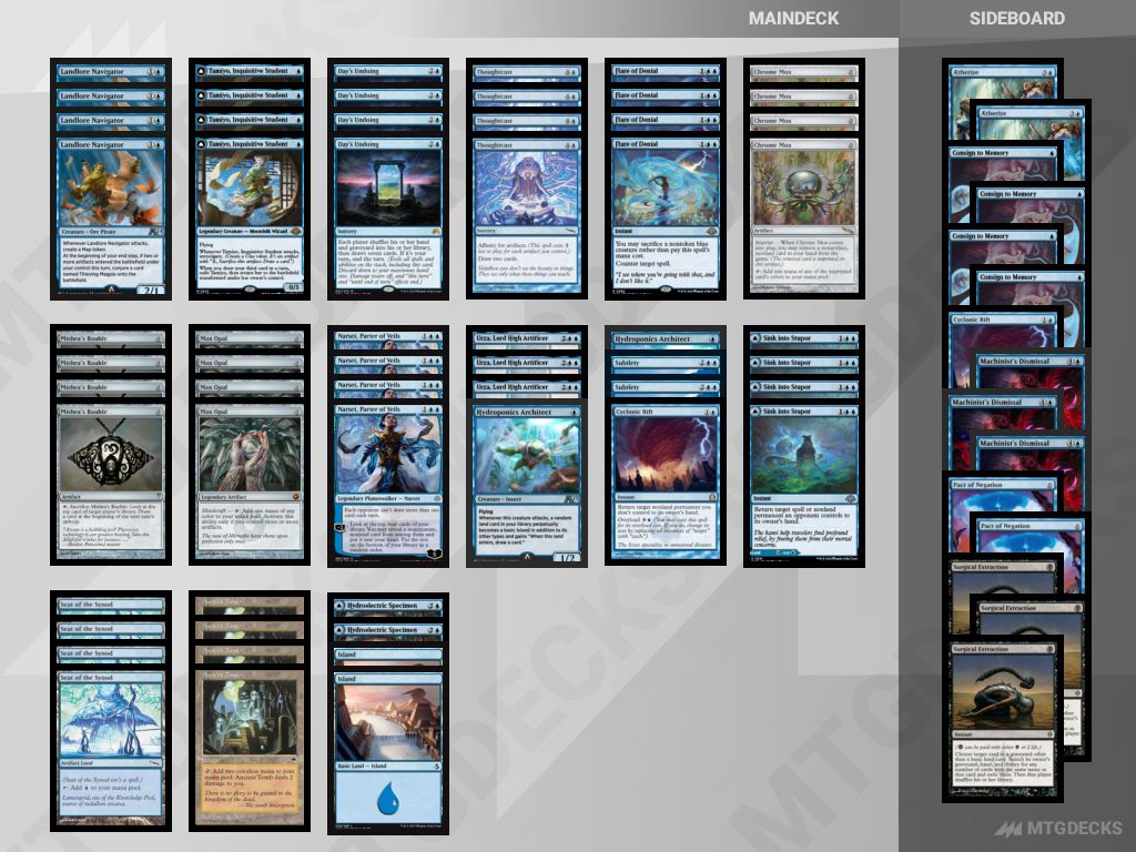 MTG Timeless Mono Blue Undoing top decks • MTG DECKS