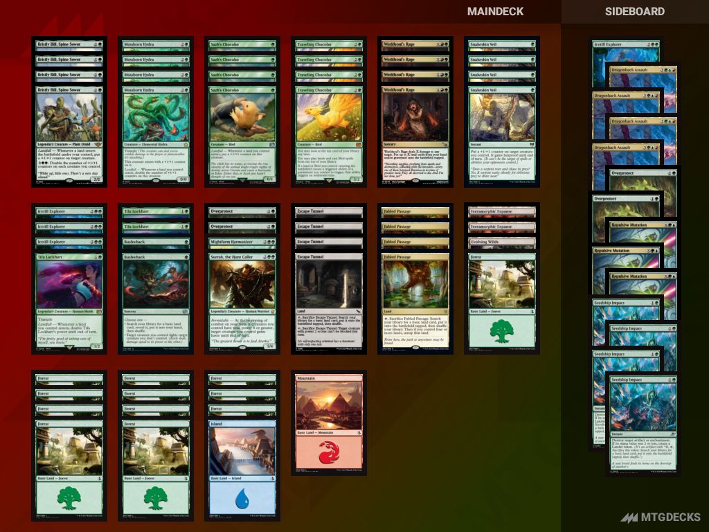 Standard (S) Temur Landfall (Red) deck by bambitaus91 • MTG DECKS