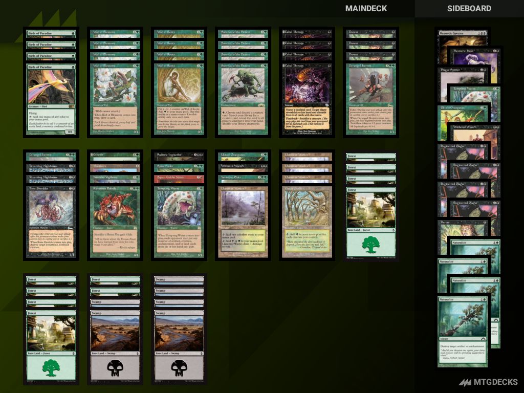 Premodern Survival Rock deck by DaiH • MTG DECKS