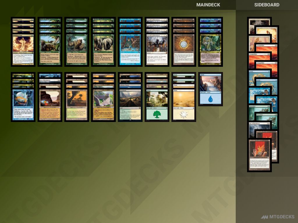 Premodern Threshold deck by Alejandro Violini • MTG DECKS