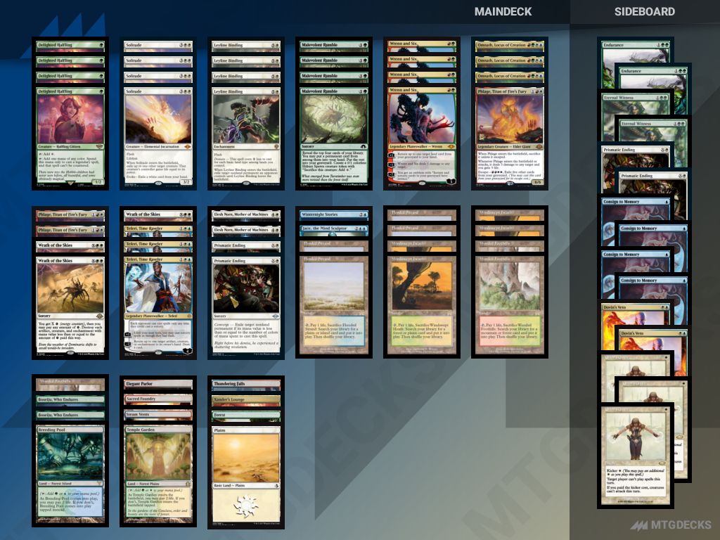 Modern 4 Color Omnath deck by Kurusu • MTG DECKS