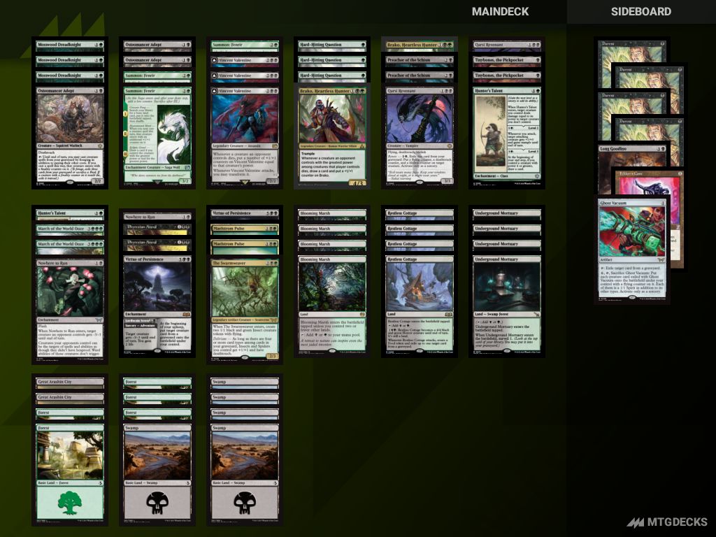Arena Standard Golgari March deck by Fleshgrafter • MTG DECKS