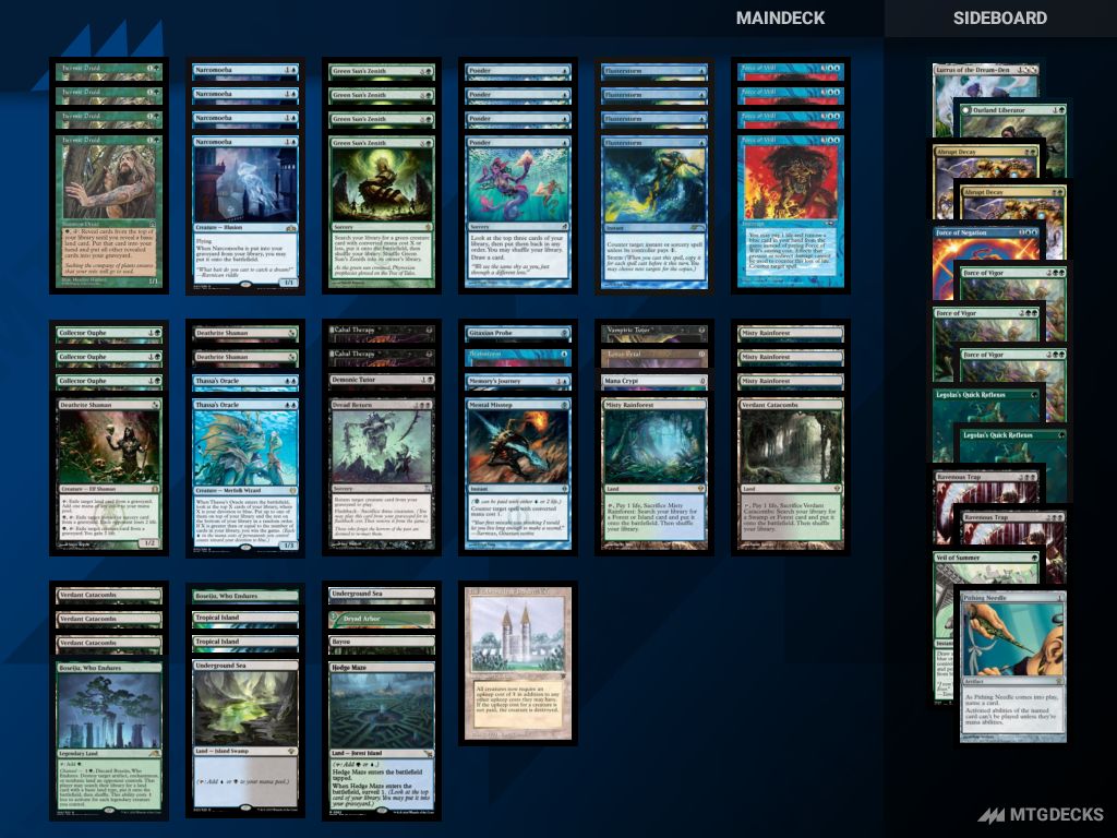 MTG Vintage Hermit top decks • MTG DECKS