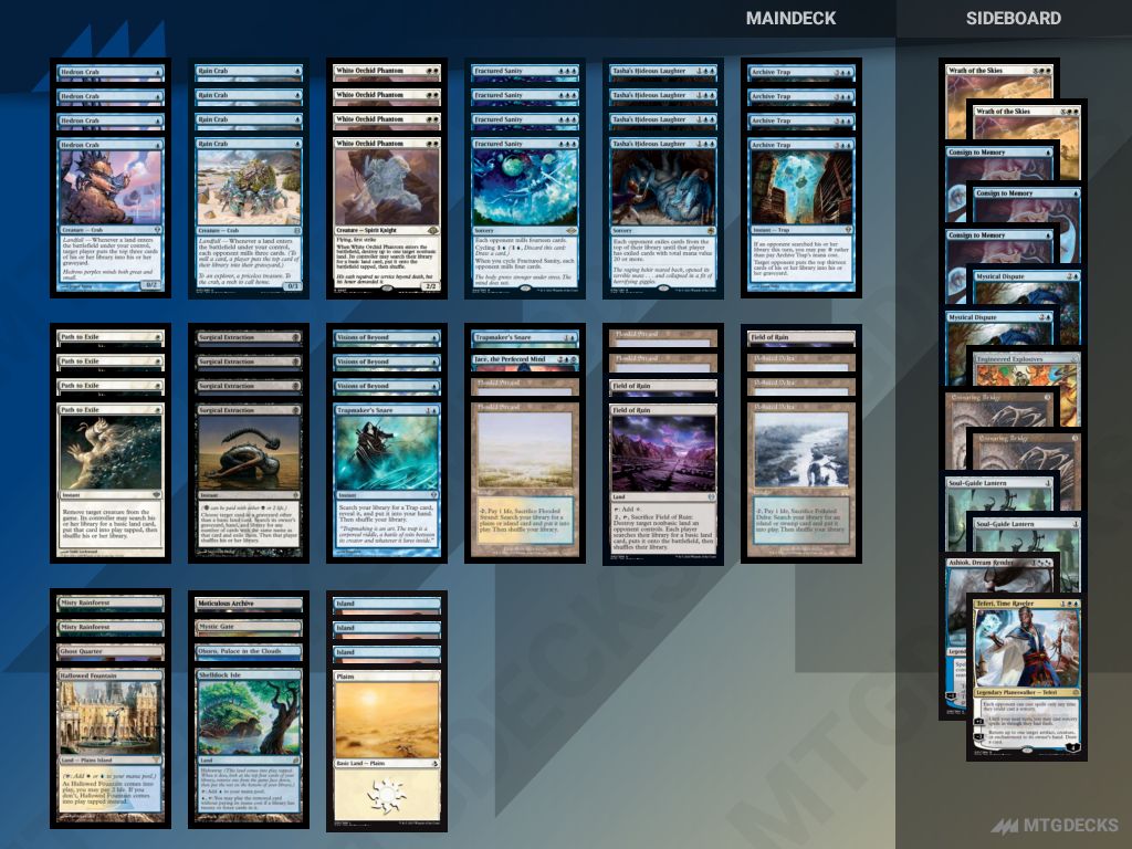 Modern Library Destruction deck by Oyamada Seisho • MTG DECKS