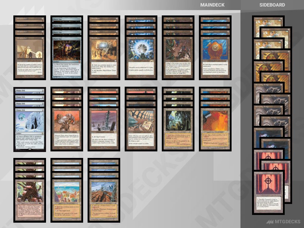 Premodern Colorless deck by Smallss • MTG DECKS