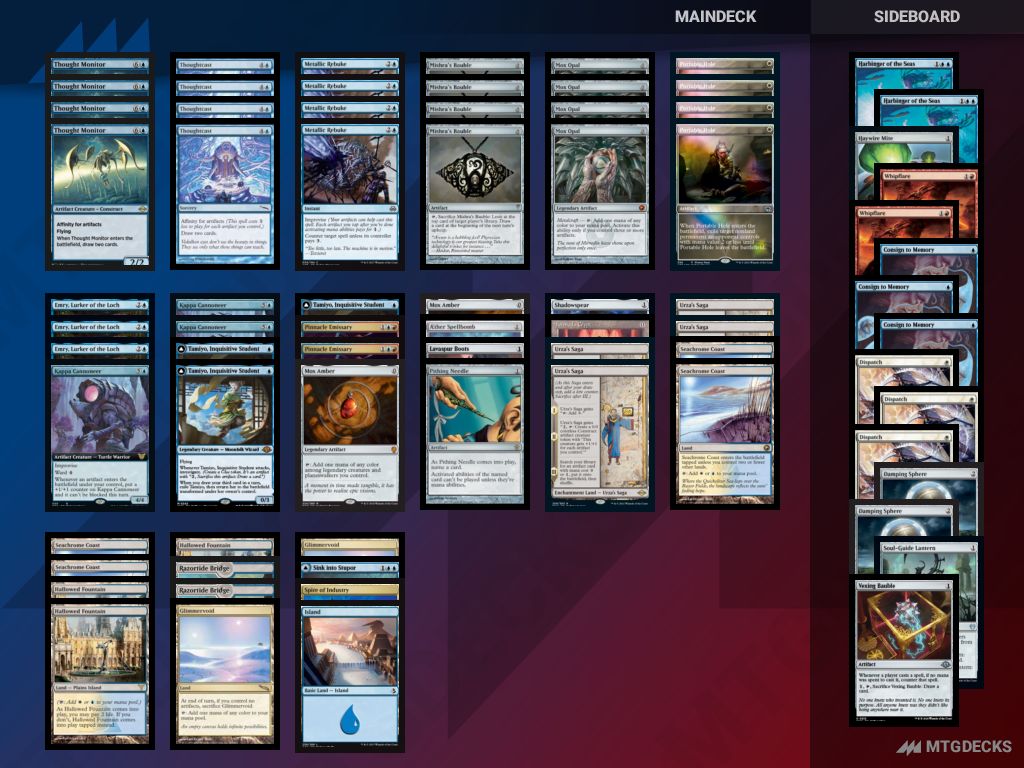 Modern Affinity deck by fried-rice • MTG DECKS