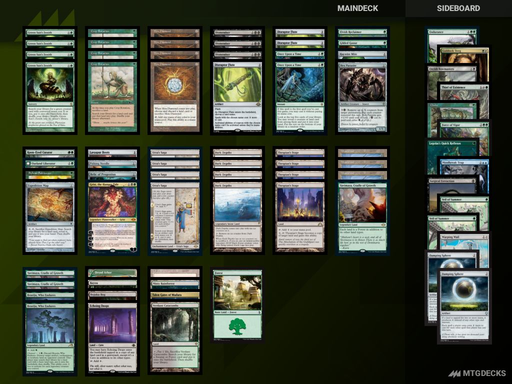 Legacy Green Bumblebee deck by Marcello Tringali • MTG DECKS