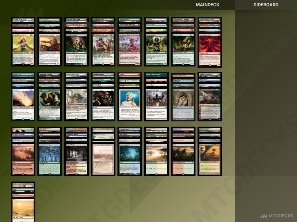MTG Canadian Highlander Naya Legends top decks • MTG DECKS