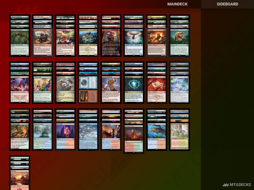MTG Canadian Highlander Temur Midrange top decks • MTG DECKS