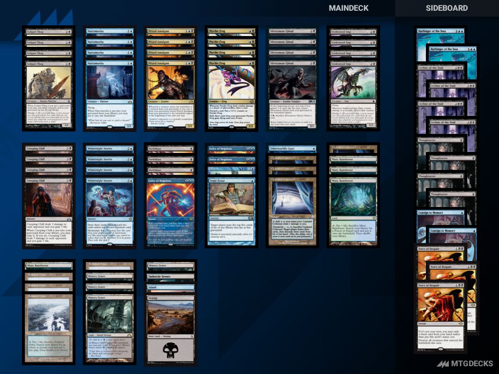 Modern Dimir Dredge deck by itzjimmy • MTG DECKS