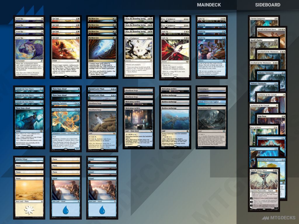 Standard UW Control deck by Marlon Cruz • MTG DECKS