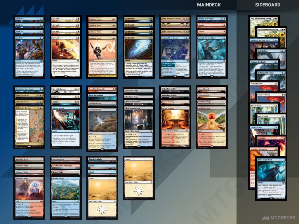 MTGO Standard League #9766 | October 18 • MTG DECKS