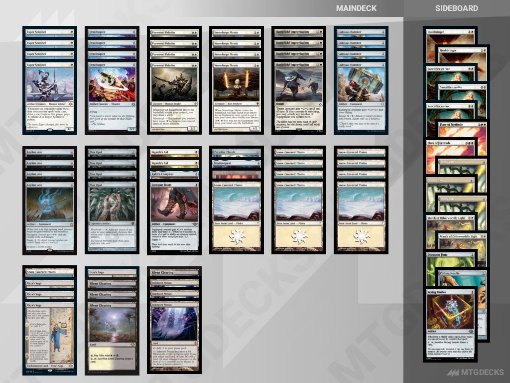 Modern Hammer Time deck by bokuwakuma • MTG DECKS