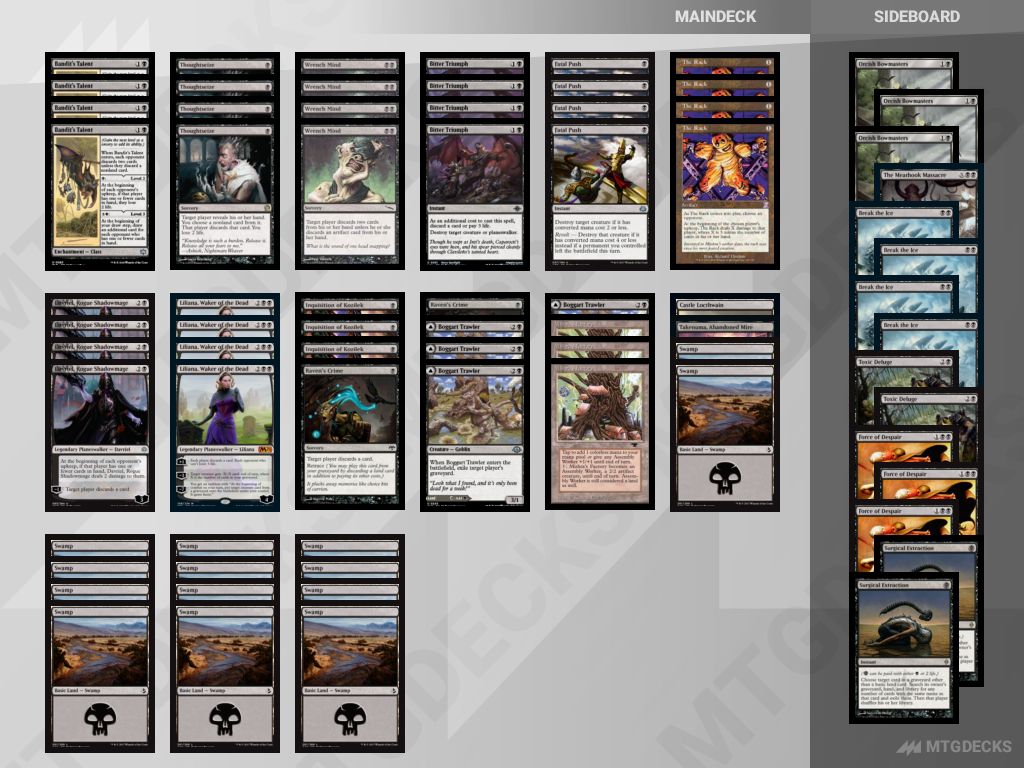 Modern Mono-Black Control deck by jlaidlaw86 • MTG DECKS