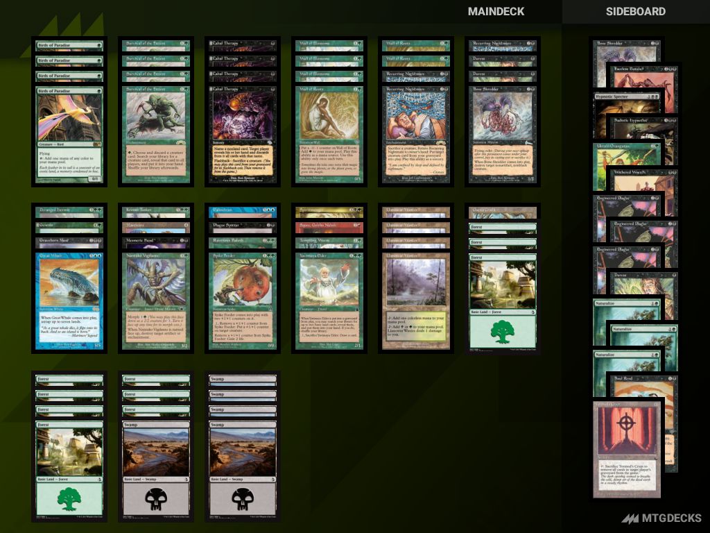 Premodern Survival Rock deck by Luca Romano • MTG DECKS