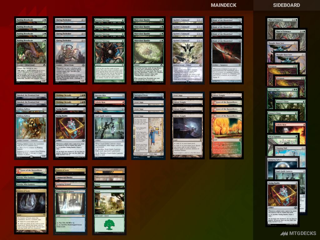 Modern Eldrazi Bloodchief Combo deck by Terribad • MTG DECKS