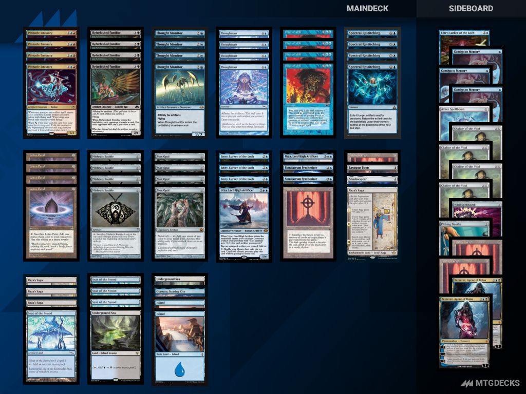 Legacy Affinity deck by apaniyam • MTG DECKS