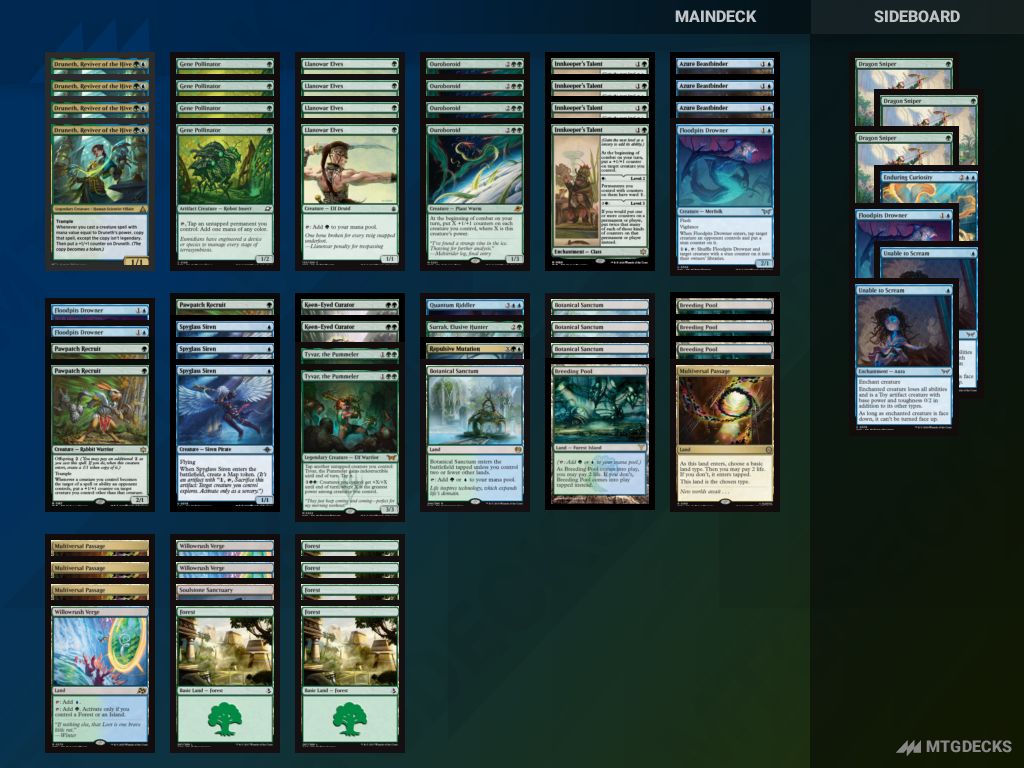 Arena Standard TYVAR THE GOAT deck by markMTG • MTG DECKS
