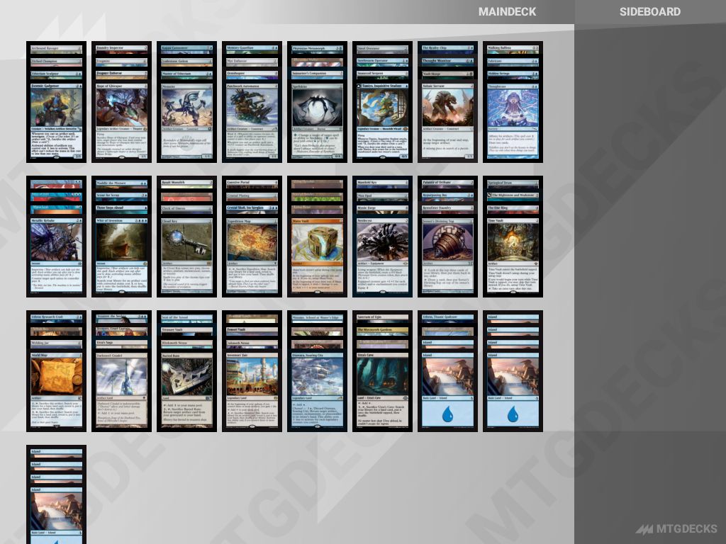 MTG Canadian Highlander Affinity top decks • MTG DECKS