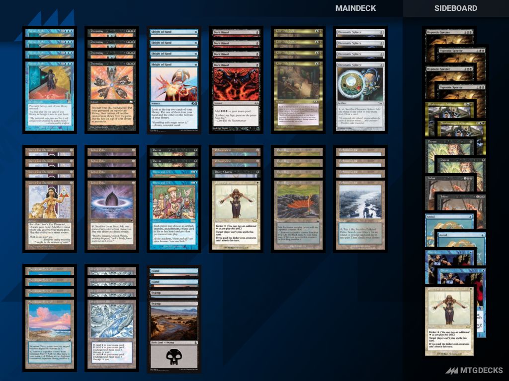 MTG Premodern Doomsday top decks • MTG DECKS