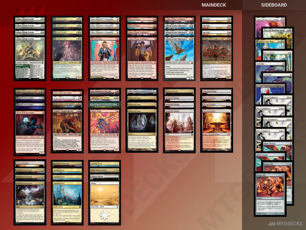 MTG Standard Secrets of Strixhaven 4 Color Legends top decks • MTG DECKS