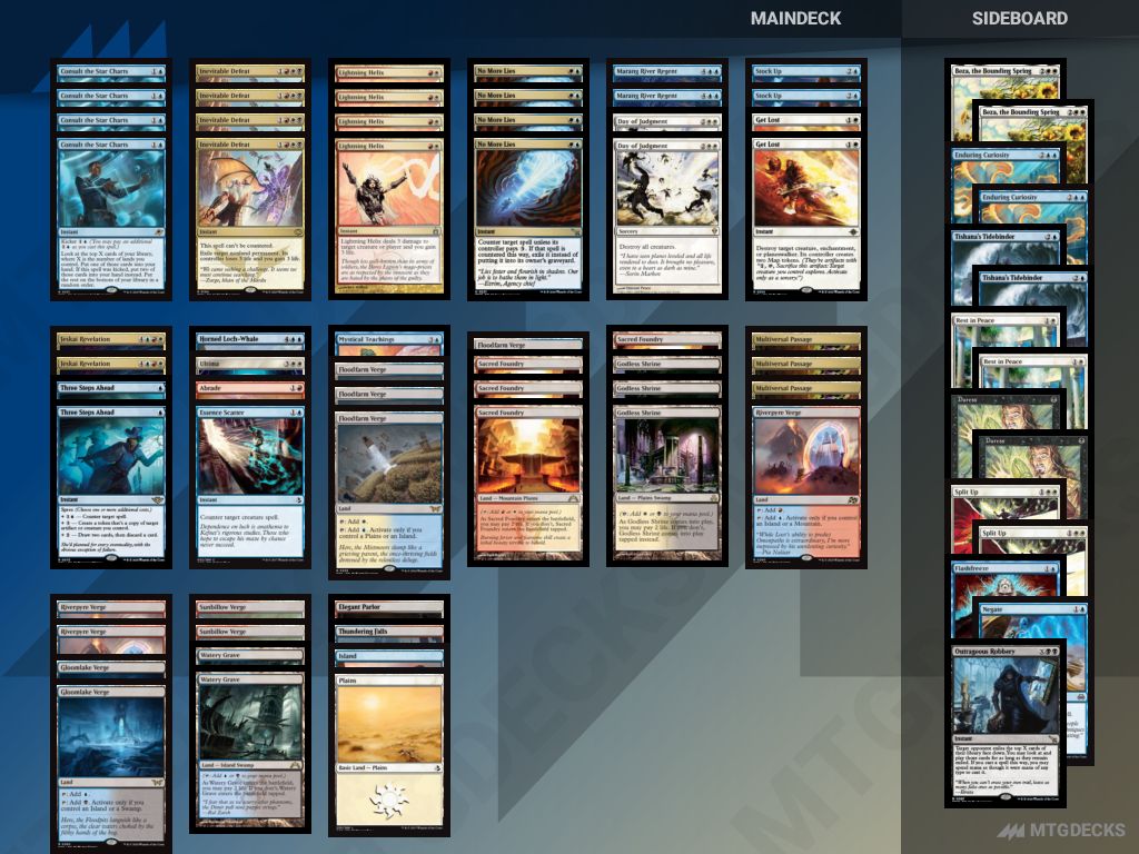 Standard 4Color Control deck by Yoshioka Hideki • MTG DECKS