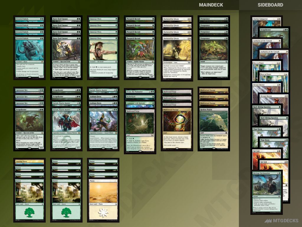 Standard Selesnya Aggro deck by Treyvion Baity • MTG DECKS