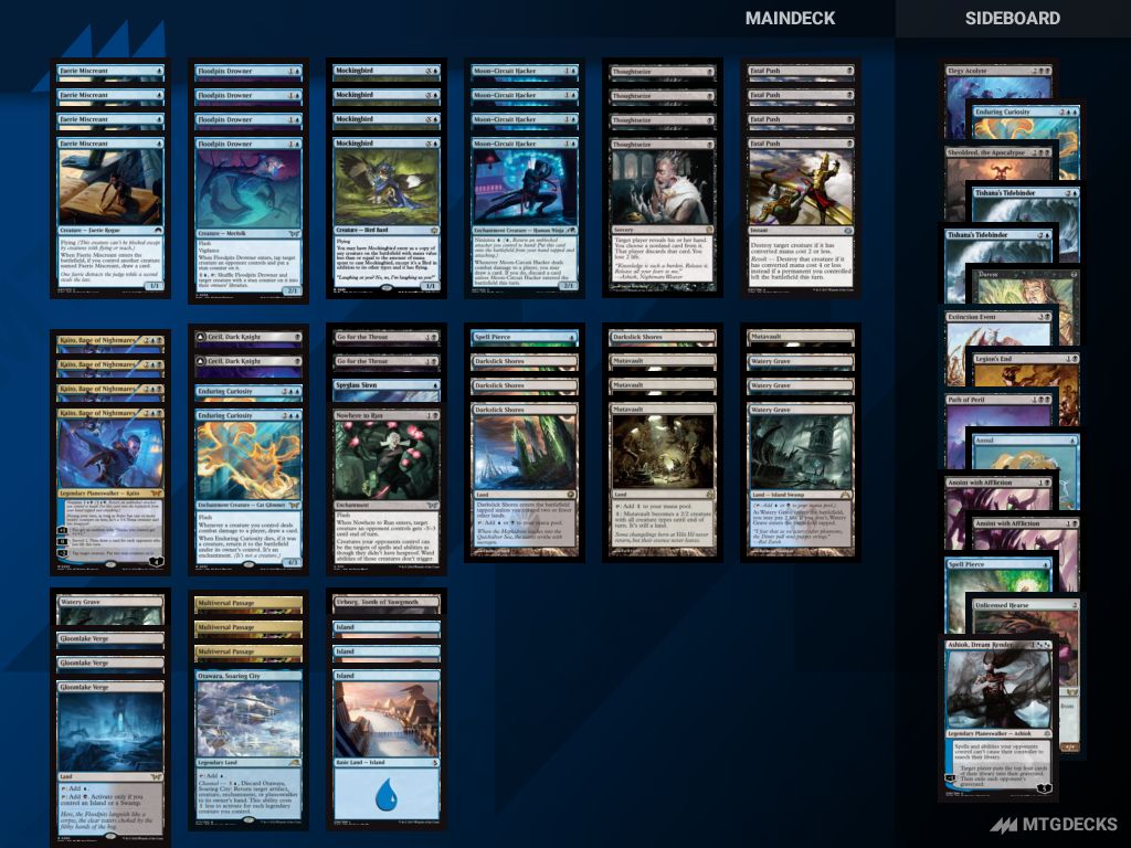 Pioneer Dimir Ninjas deck by Strongmind • MTG DECKS
