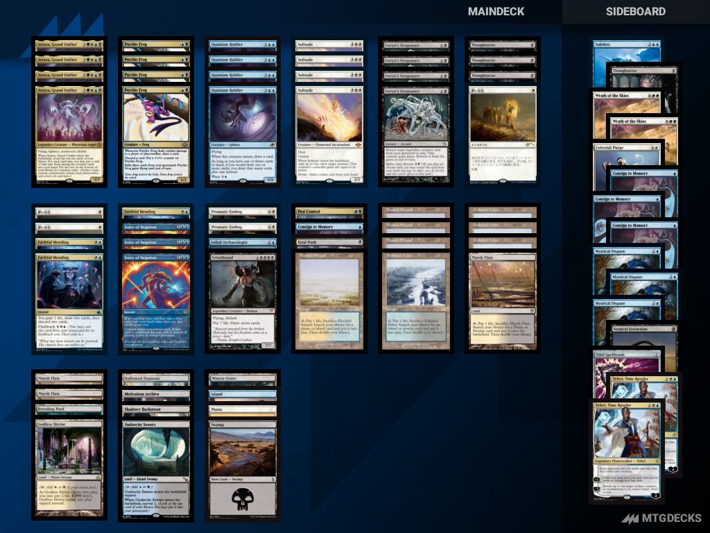 Modern W-U-B-G deck by Benboyd92204 • MTG DECKS