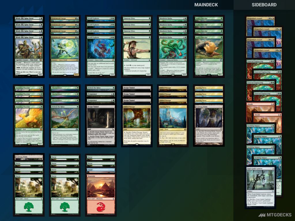 Standard Simic Aggro deck by Fukae Shigehiro • MTG DECKS