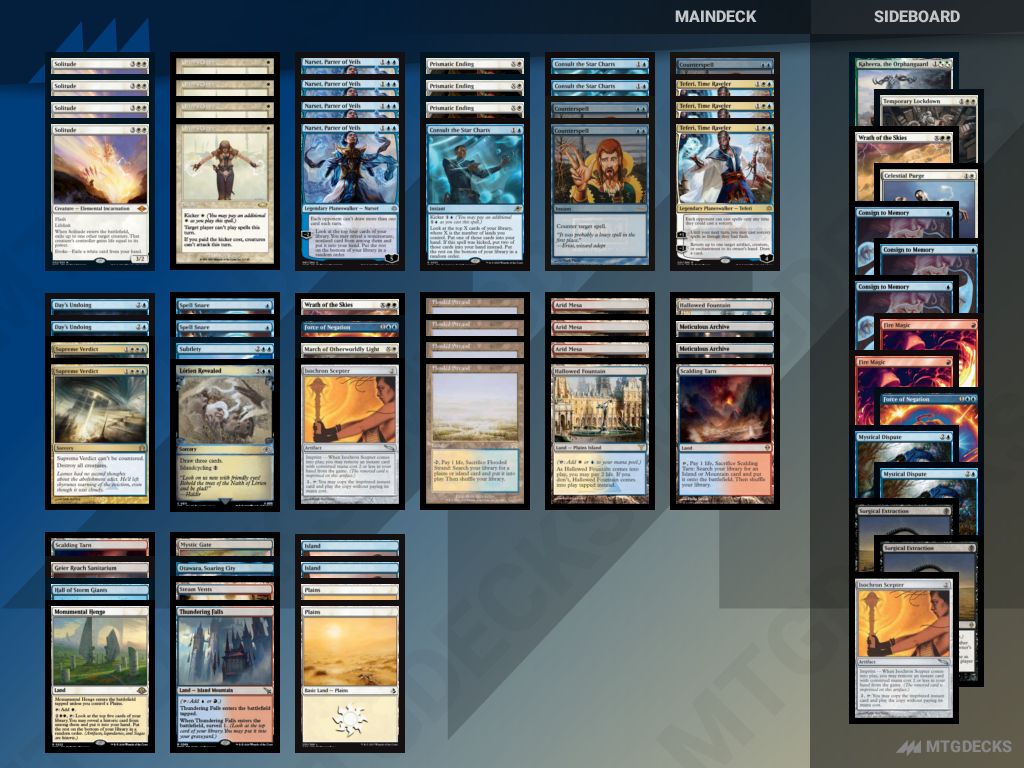 Modern Azorius Control (Kaheera) deck by Gabriel Reis • MTG DECKS