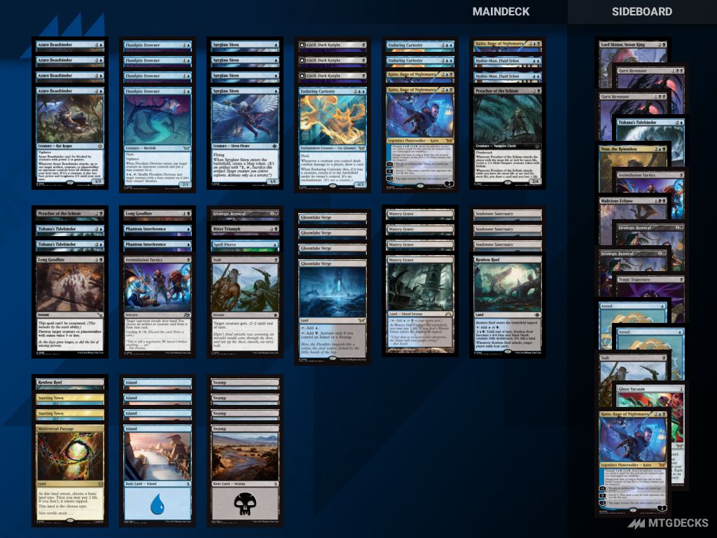 Standard Dimir Midrange deck by Jiří Jindra • MTG DECKS