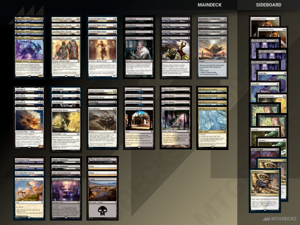 Pioneer Orzhov Greasefang deck by mattn • MTG DECKS