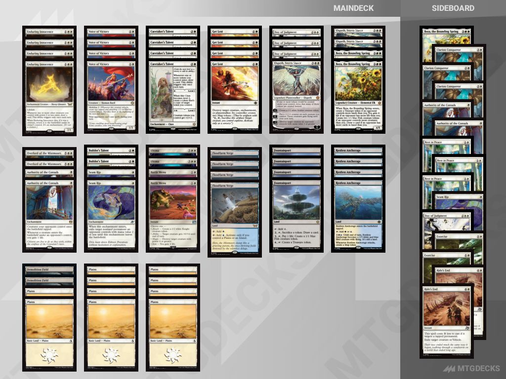 Standard Mono-White Tokens deck by AndC79 • MTG DECKS