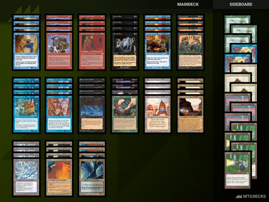 Premodern Rogue deck by Luiggi Malaspina • MTG DECKS