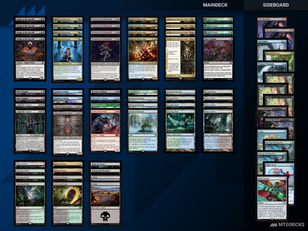 Standard U-B-R-G Reanimator deck by DorfoXD • MTG DECKS