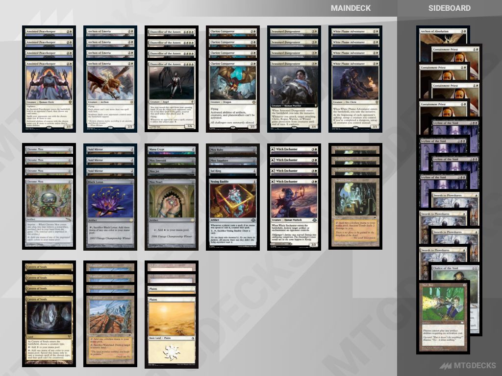 Vintage Mono White Initiative deck by AlpInco • MTG DECKS