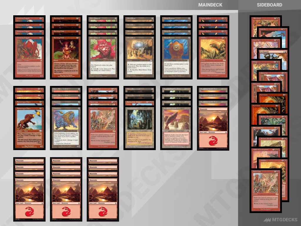 MTG Premodern Wildfire top decks • MTG DECKS